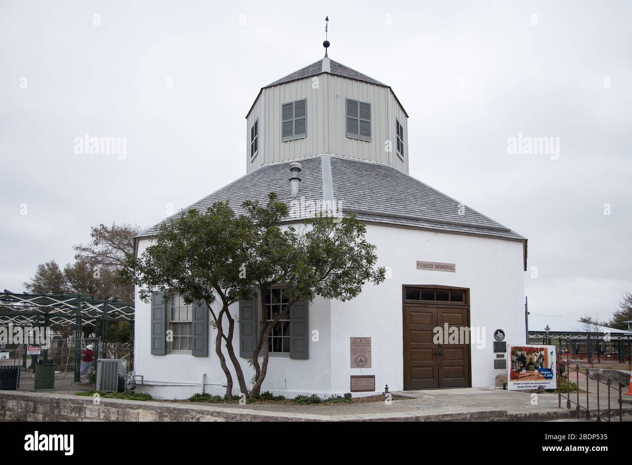 pioneer memorial in fredericksburg in the hill country of texas Stock ...
