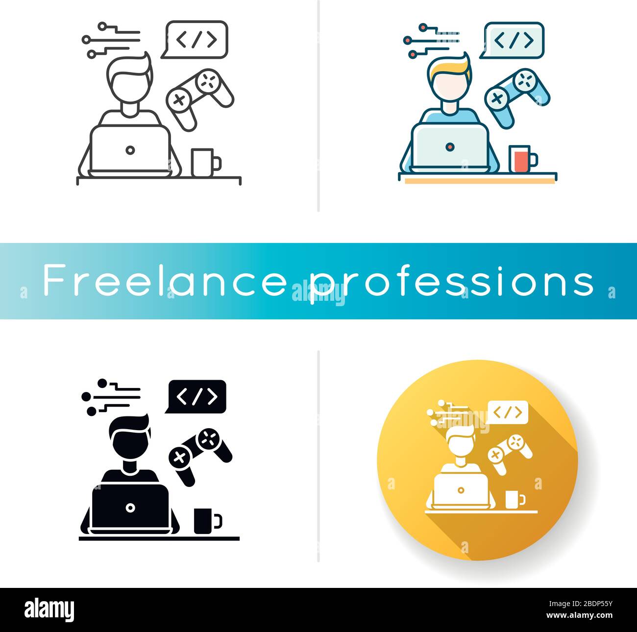 Programmer game Stock Vector Images - Alamy