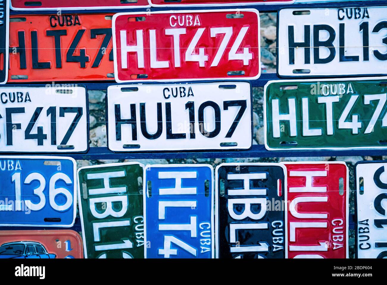 Cuban license plates hi-res stock photography and images - Alamy