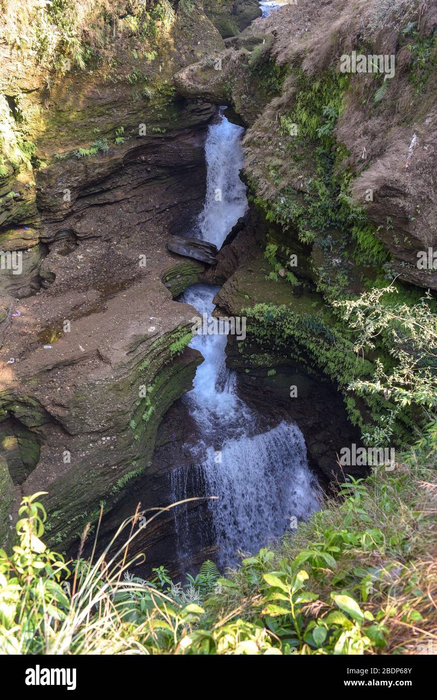 Devi waterfall at Pokhara on Nepal Stock Photo - Alamy