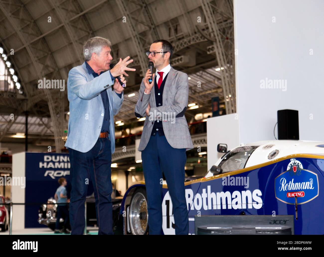 Tiff Needell describing his experiences of driving the Porsche 962C at ...