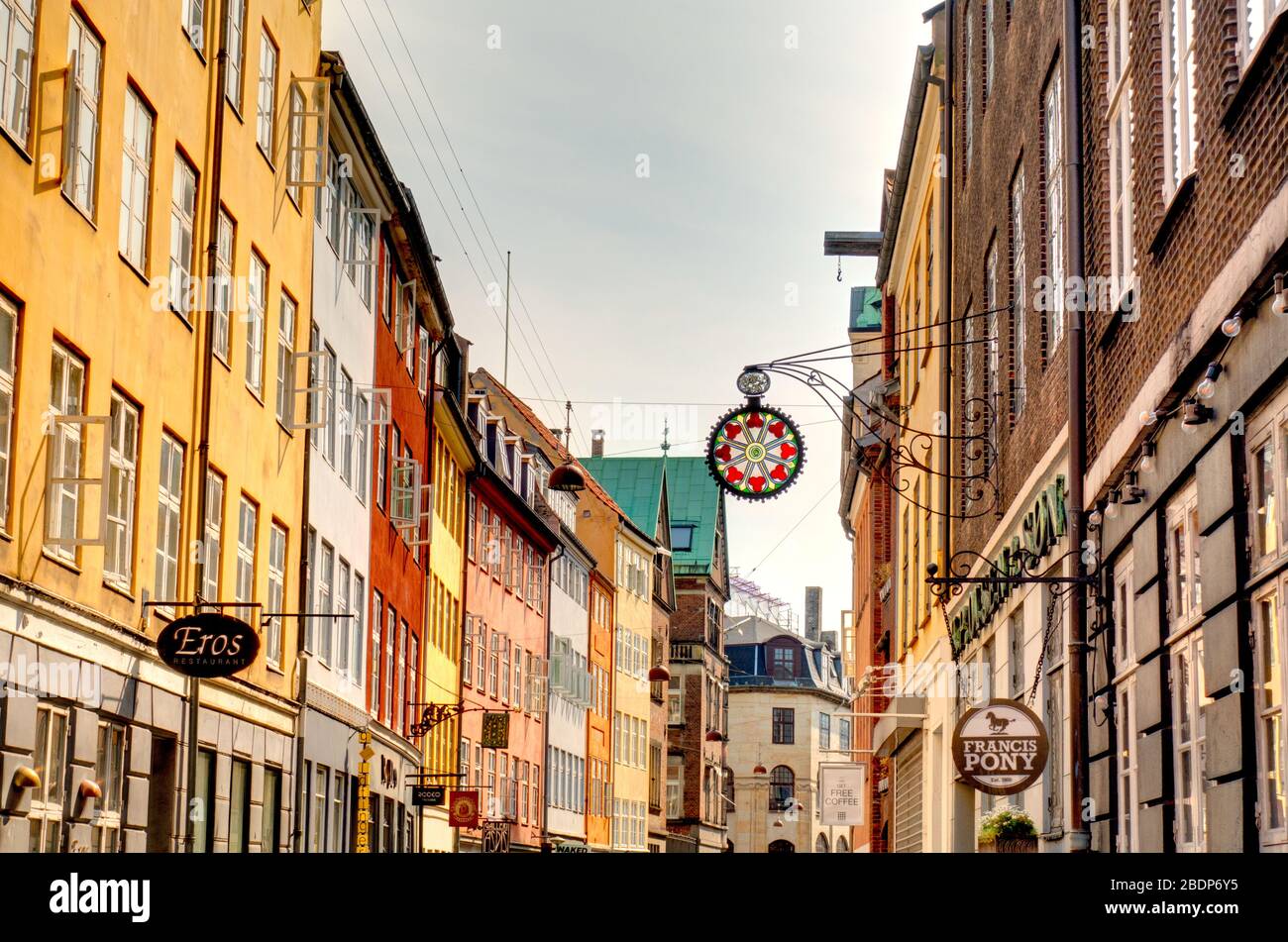 Copenhagen historical center, Denmark Stock Photo - Alamy