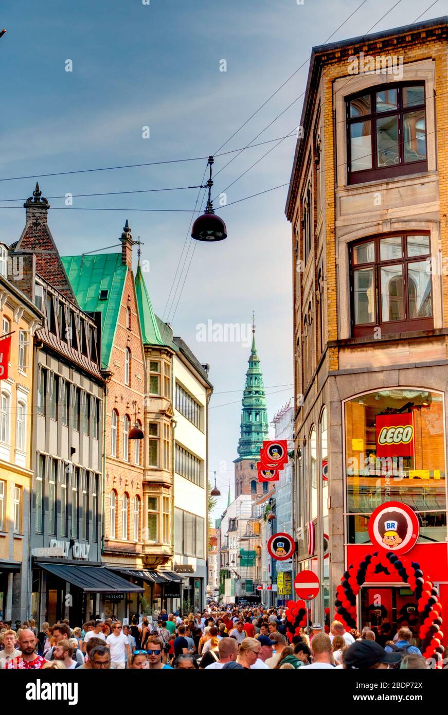Copenhagen historical center, Denmark Stock Photo - Alamy
