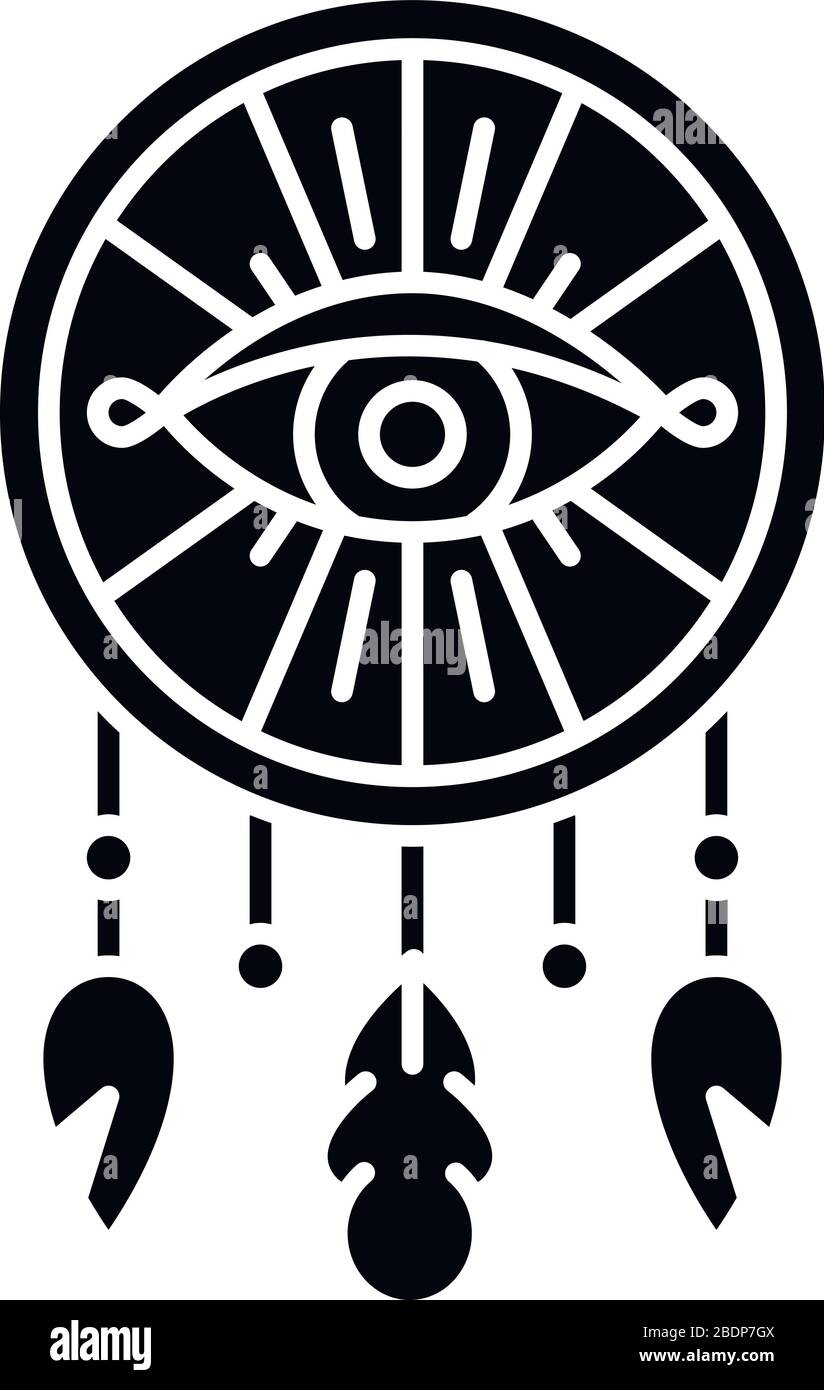 Native American Symbol Silhouette Native American Silhouette Stock