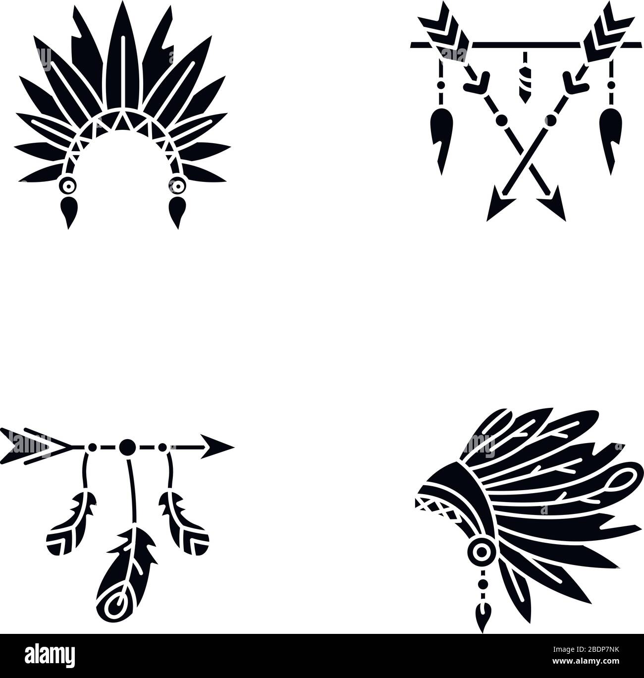 Indian Arrow Silhouette