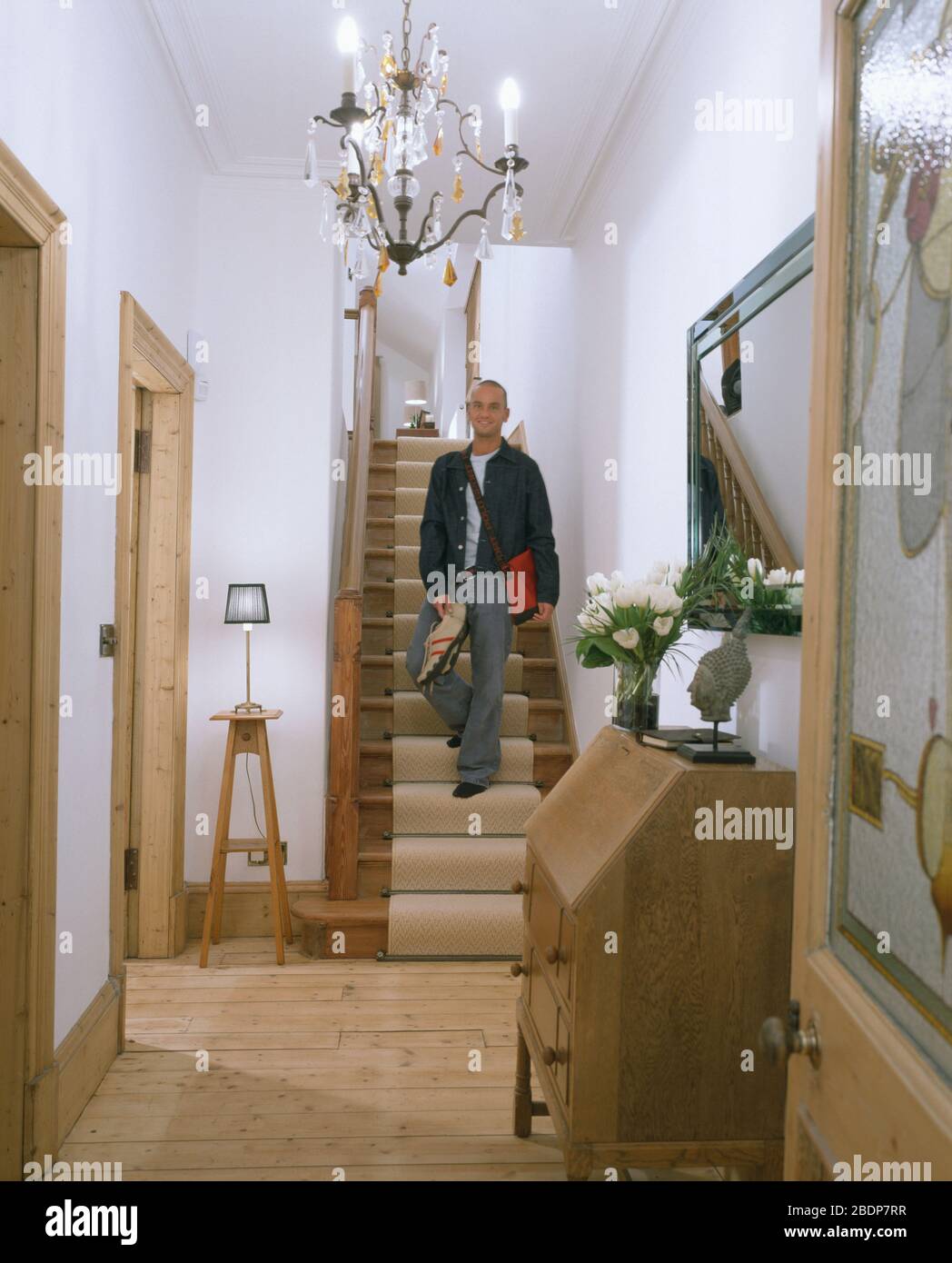 Pine hallway hi-res stock photography and images - Alamy