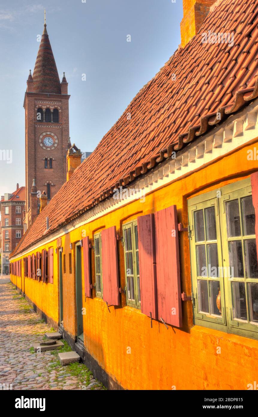 Nyboder district, Copenhagen, Denmark Stock Photo - Alamy