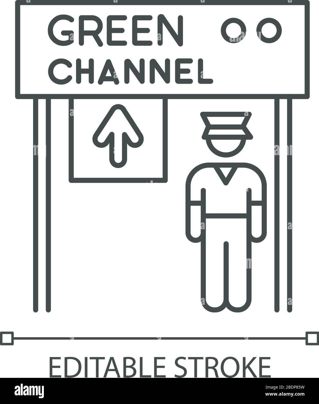 Checkpoint security Stock Vector Images - Alamy