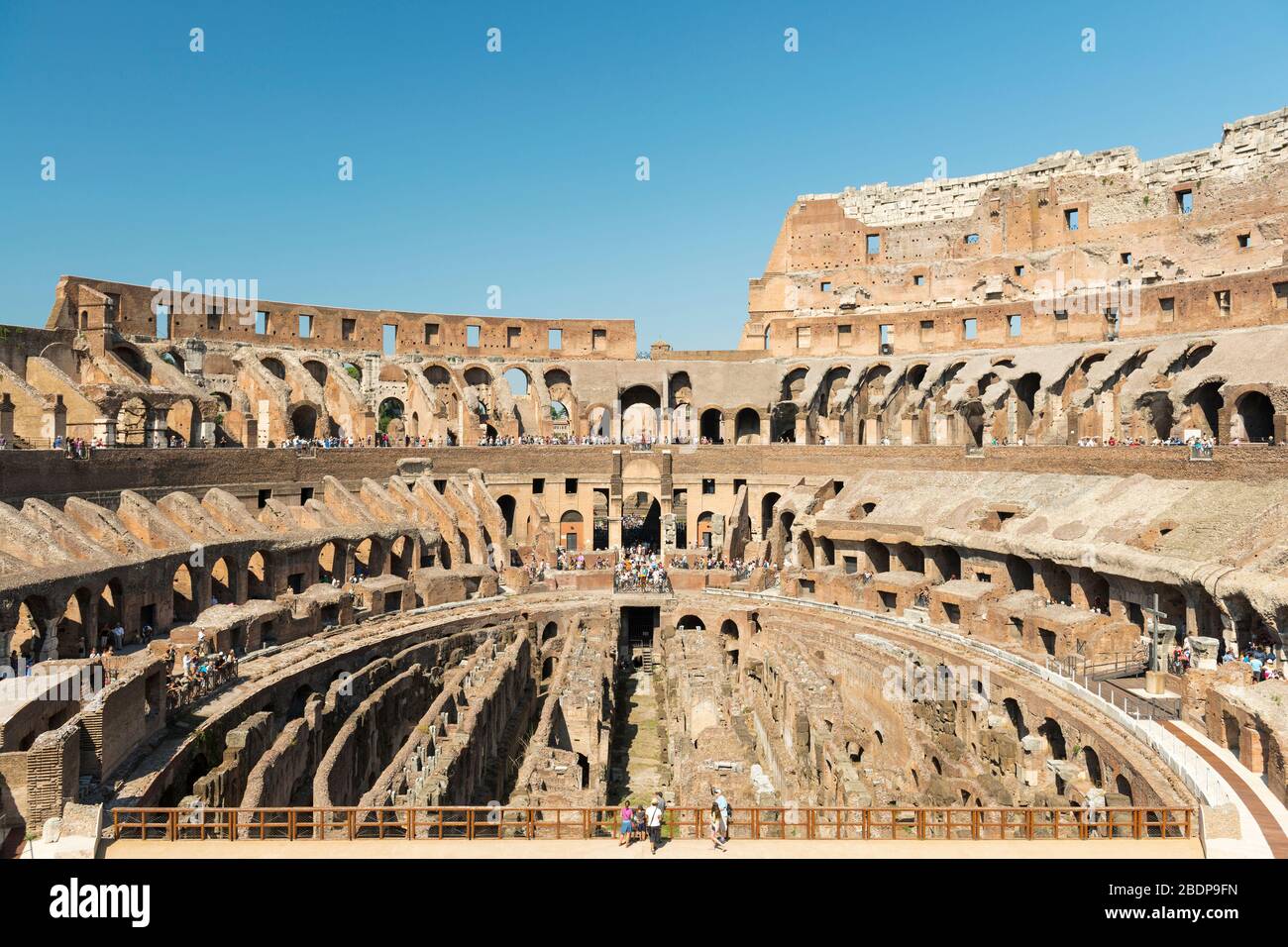 Interior of the Colosseum, Rome, Italy Stock Photo - Alamy