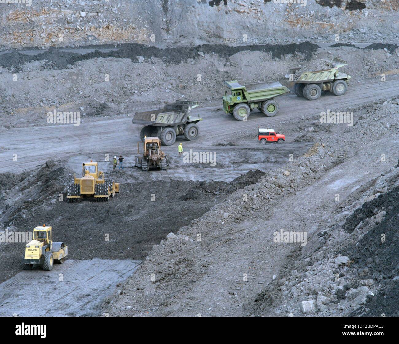 Opencast coal mining site at brownhills hi-res stock photography and ...