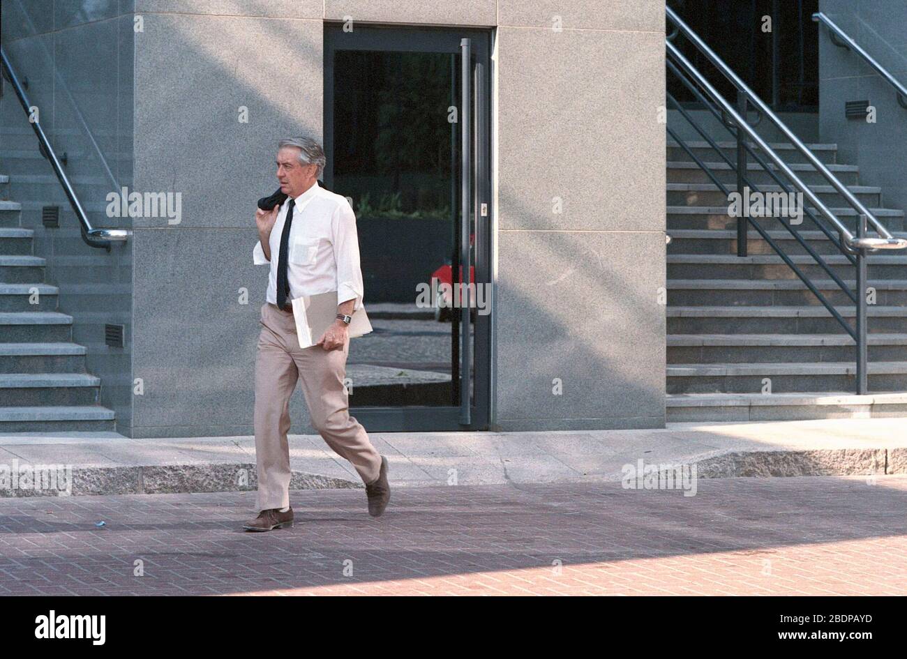 1990, smartly dressed office workers in the city of London, UK Stock ...