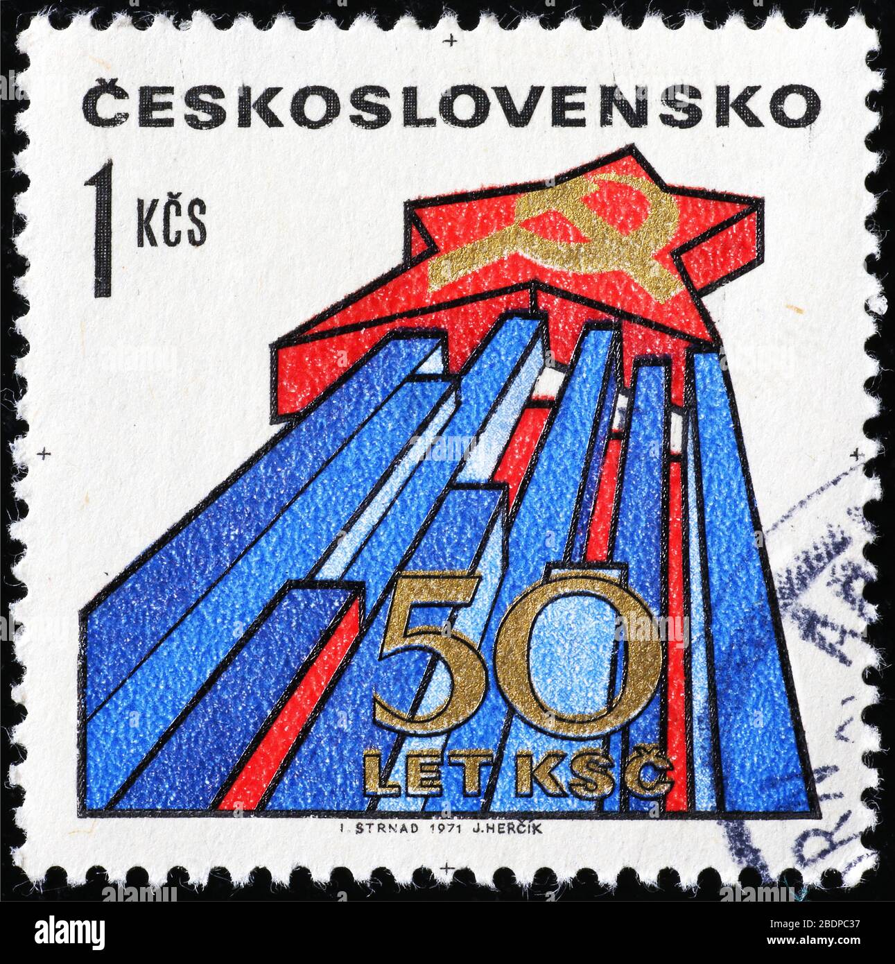 Czech postage stamp hi-res stock photography and images - Alamy