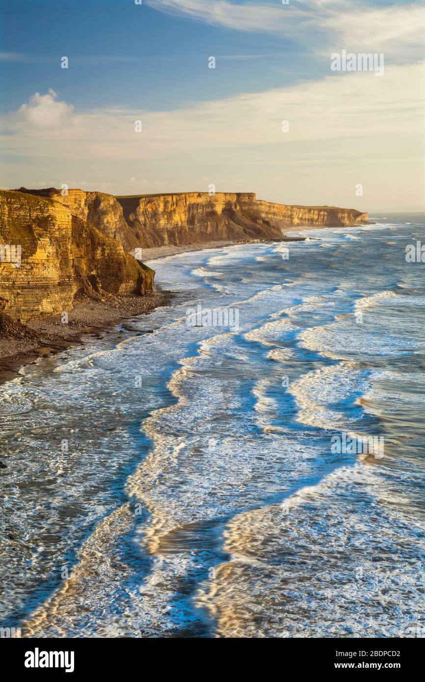 Dunraven Bay, Southerndown, Vale of Glamorgan, Wales, UK Stock Photo ...