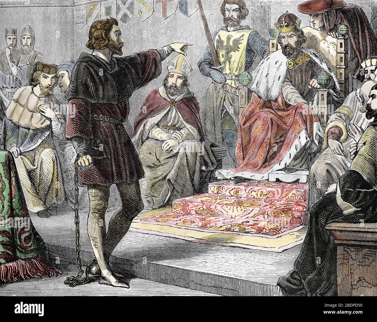 Richard i king of england called richard the lionheart 1157 1199 hi-res ...