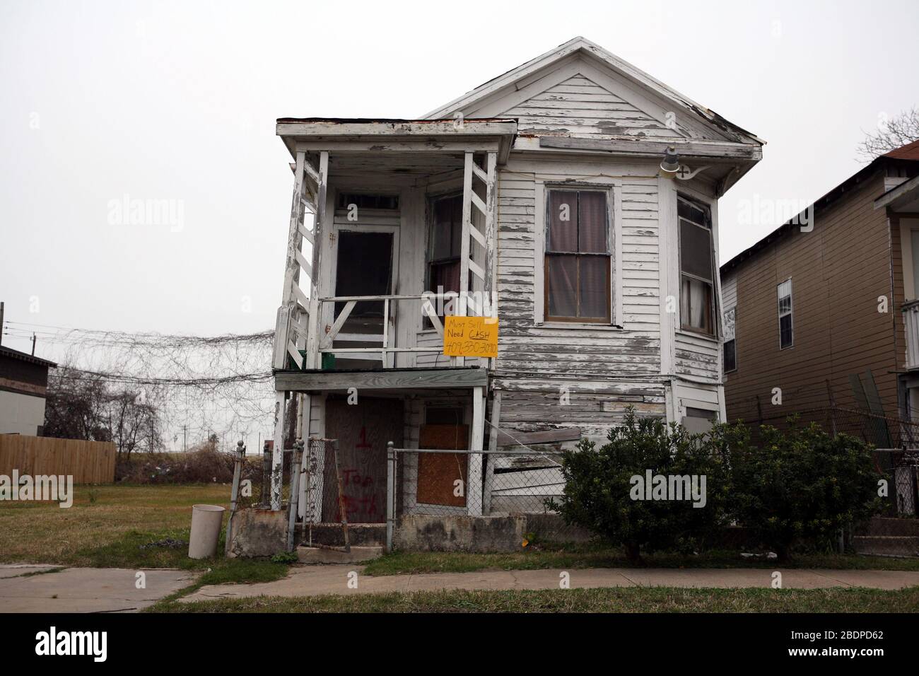 Poor suburbs in Texas City area Stock Photo - Alamy