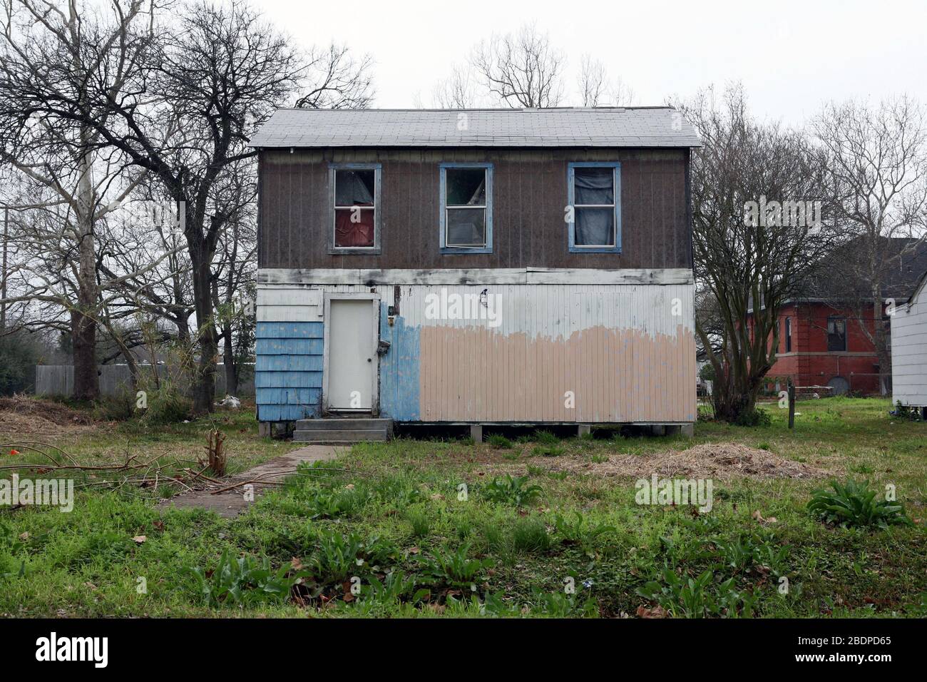 Poor suburbs in Texas City area Stock Photo - Alamy