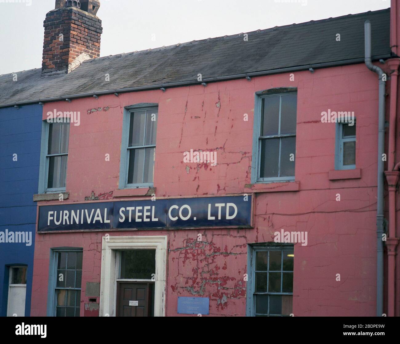 1991, Images of industrial steel making works, Sheffield, South ...