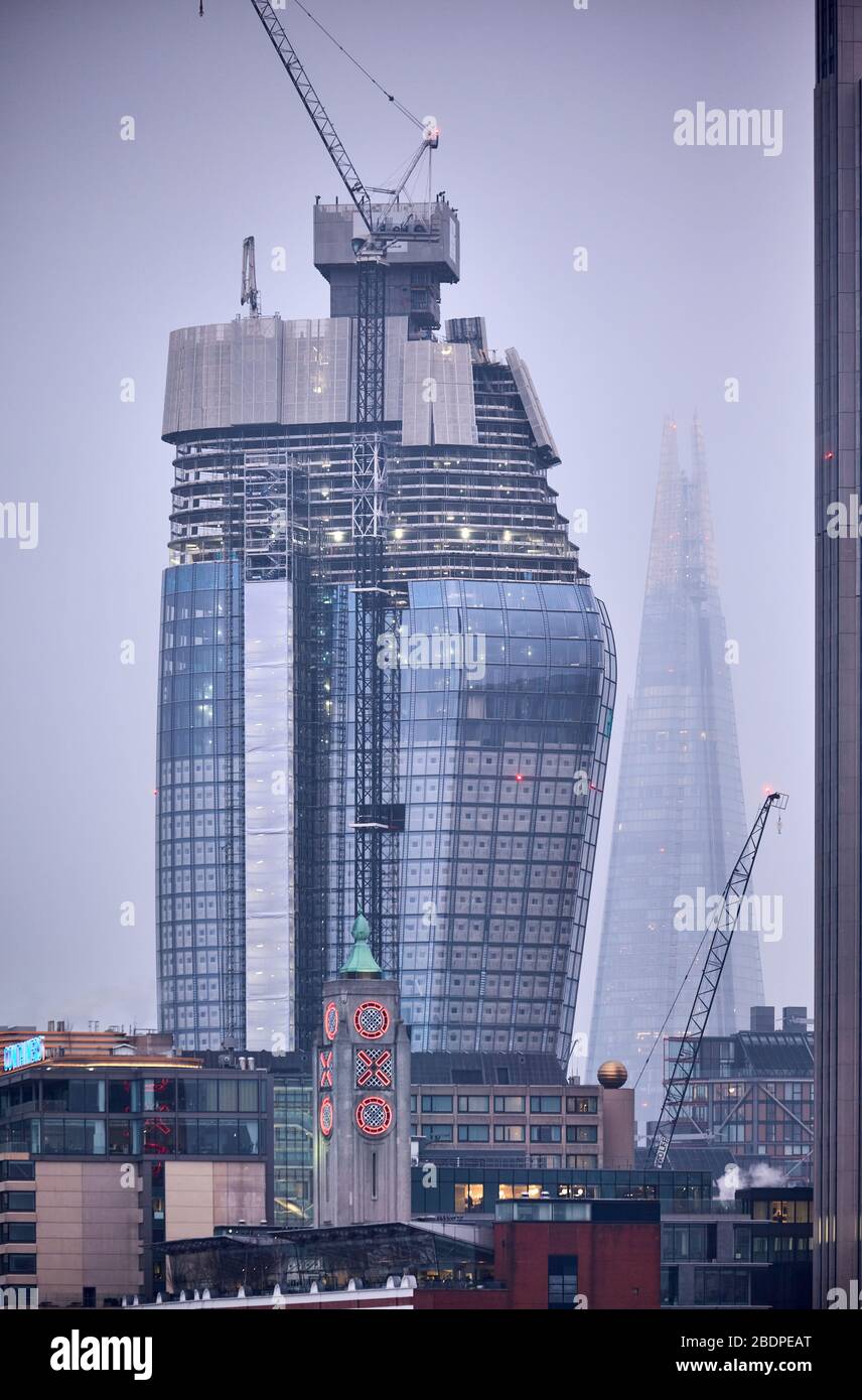 One Blackfriars is a mixed-use development here under construction in ...