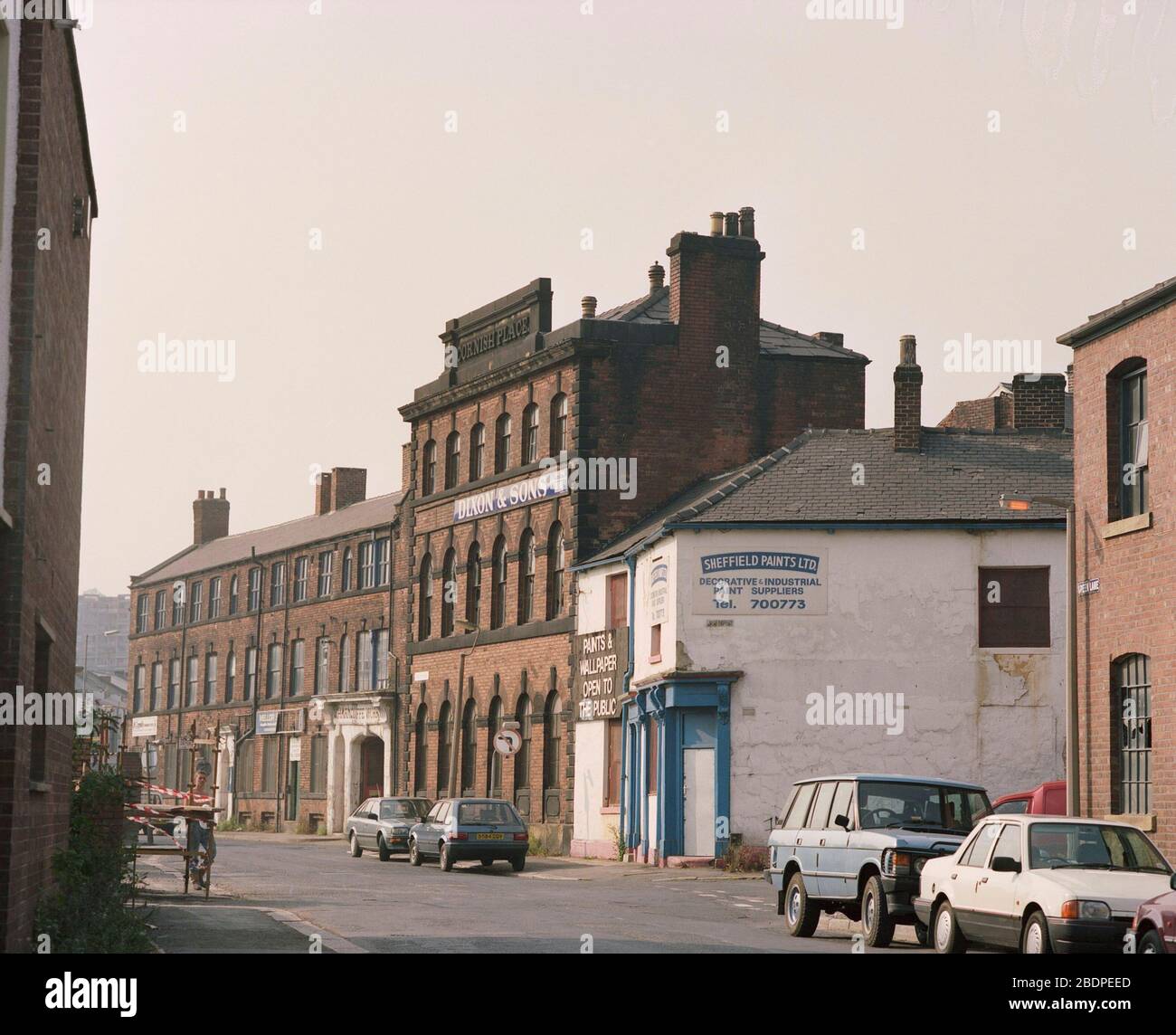 1991, Images of industrial steel making works, Sheffield, South ...