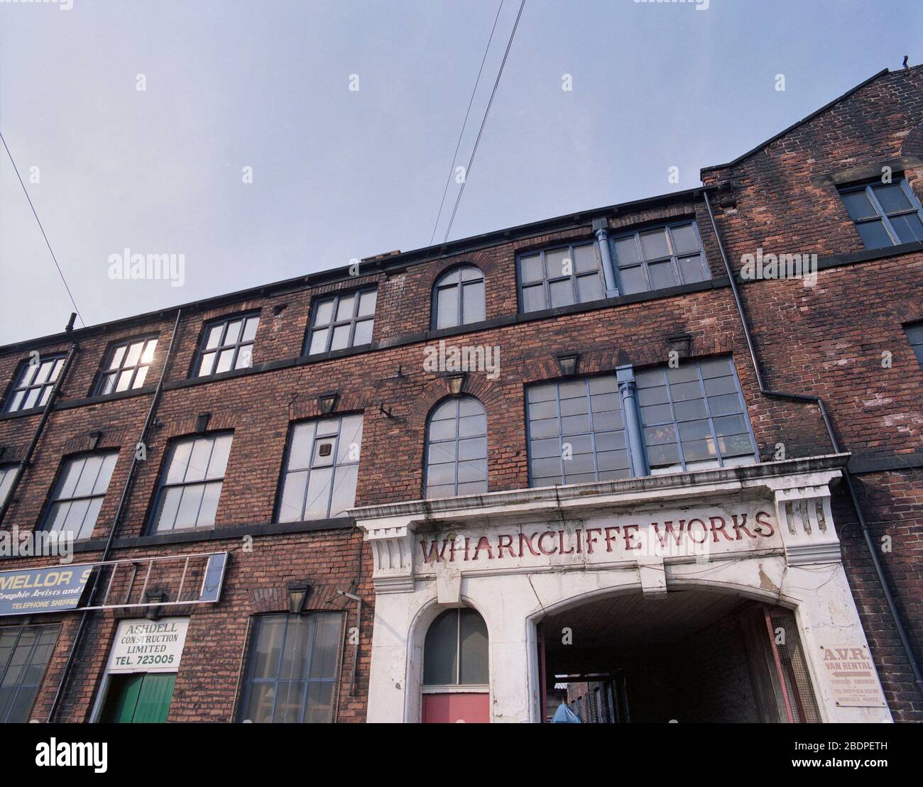 1991, Images of industrial steel making works, Sheffield, South ...