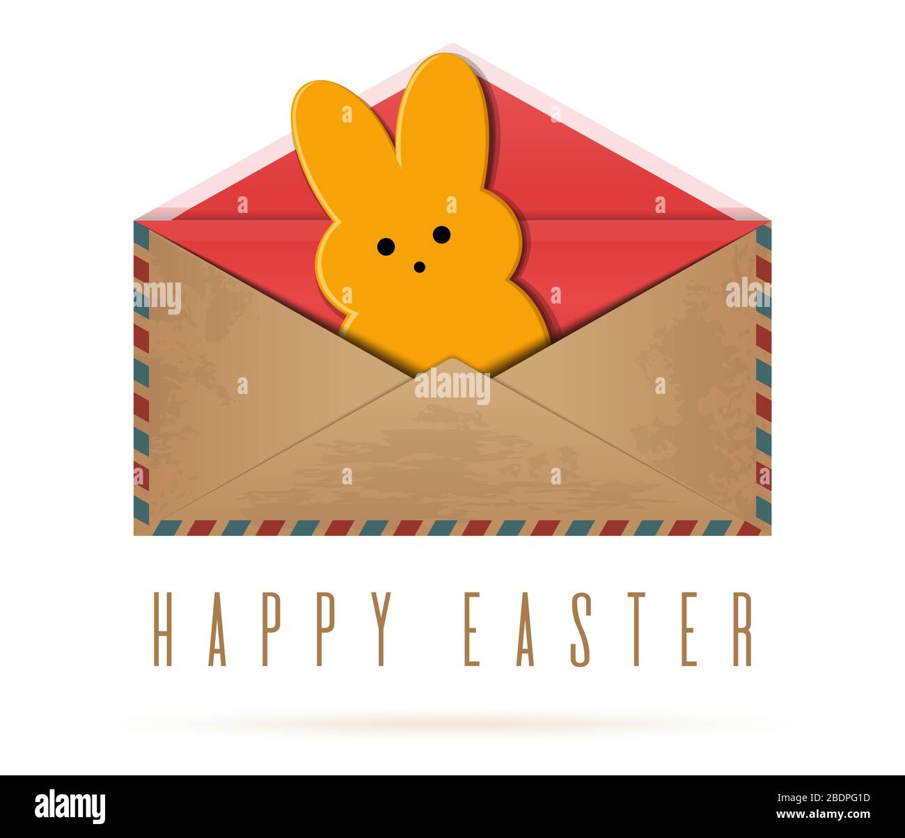 Greetings card and envelope Stock Vector Images - Alamy
