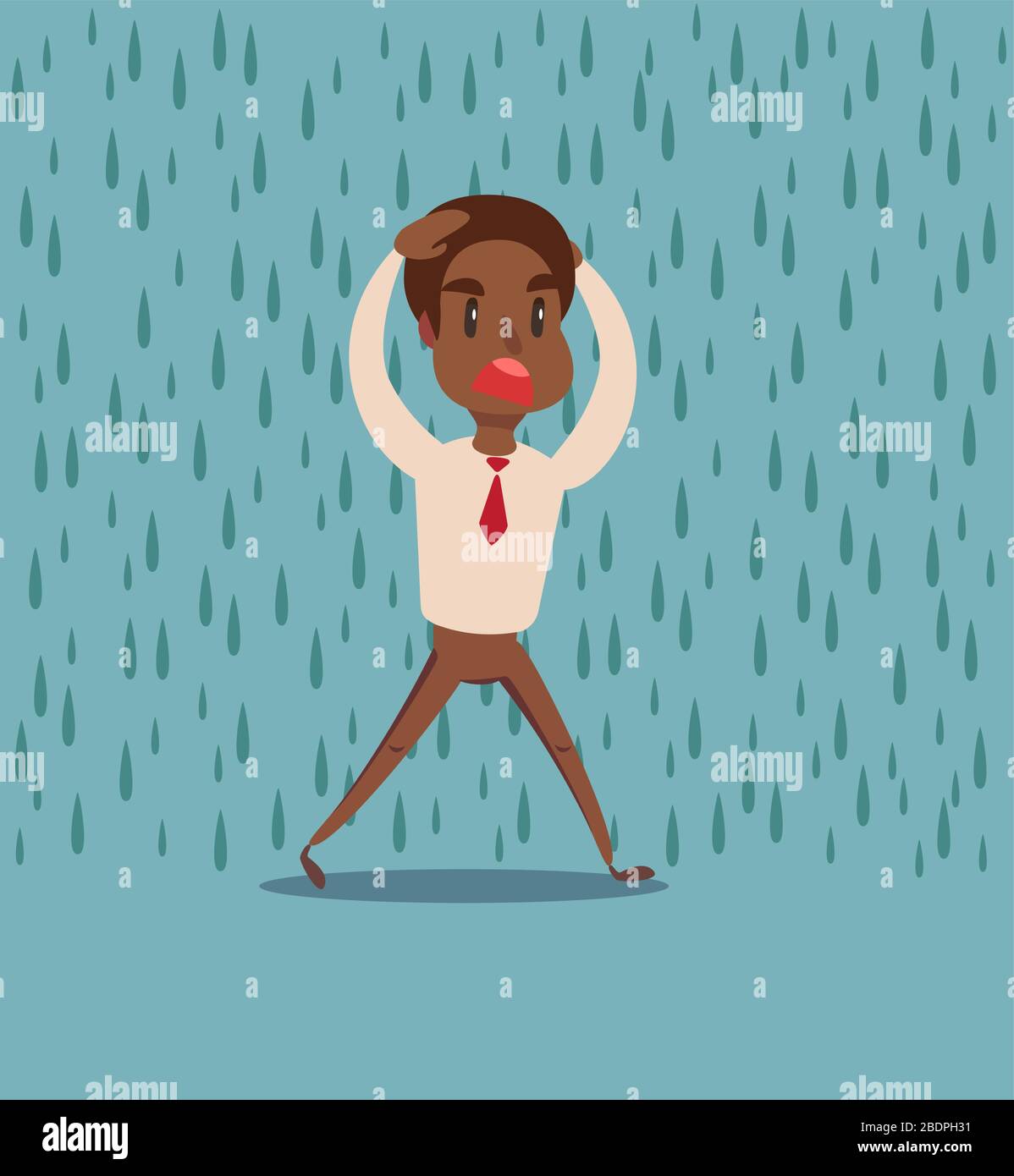 Drops water from rain Stock Vector Images - Alamy