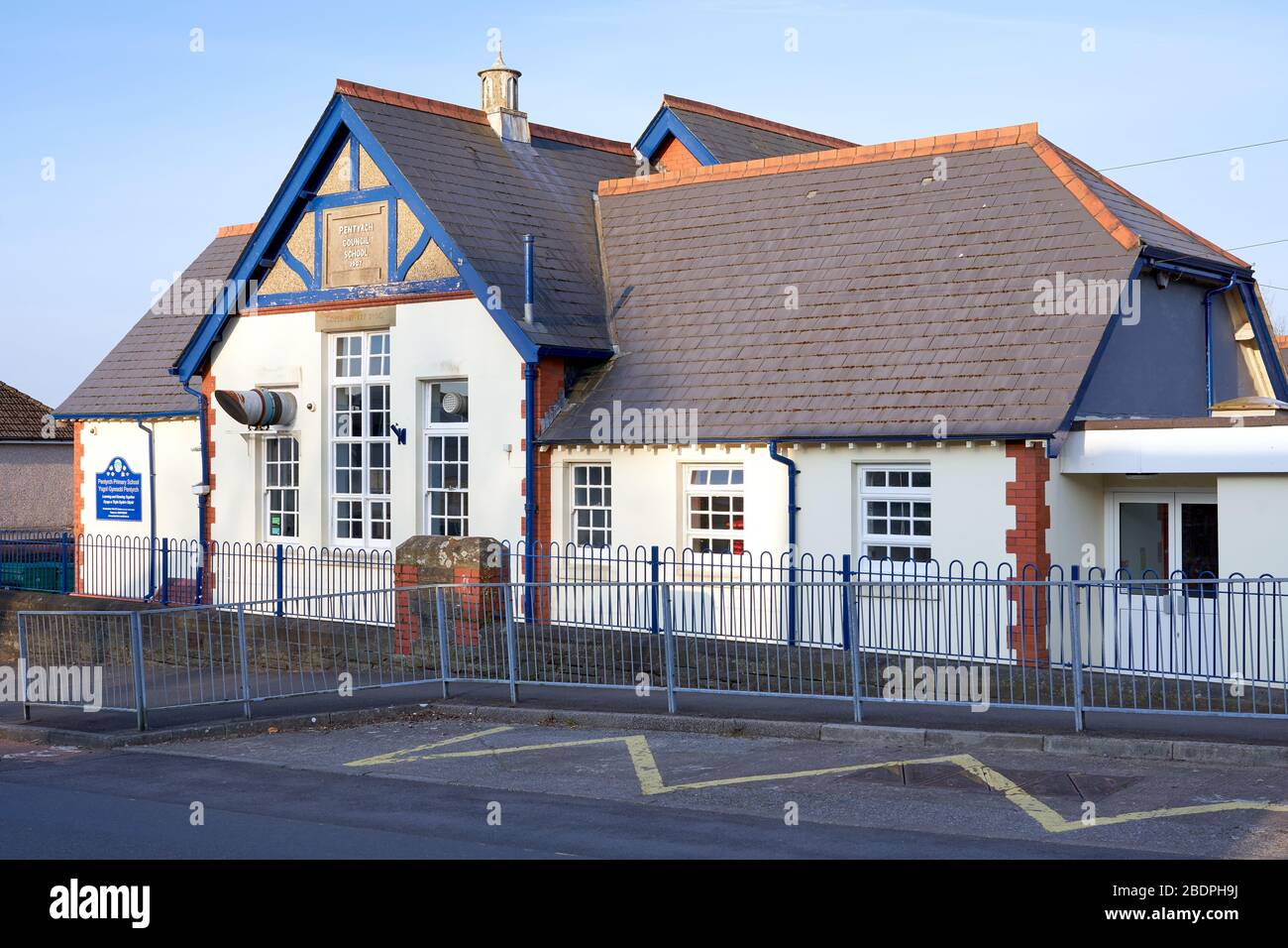 Pentyrch Primary School, Pentyrch, South Wales Stock Photo - Alamy