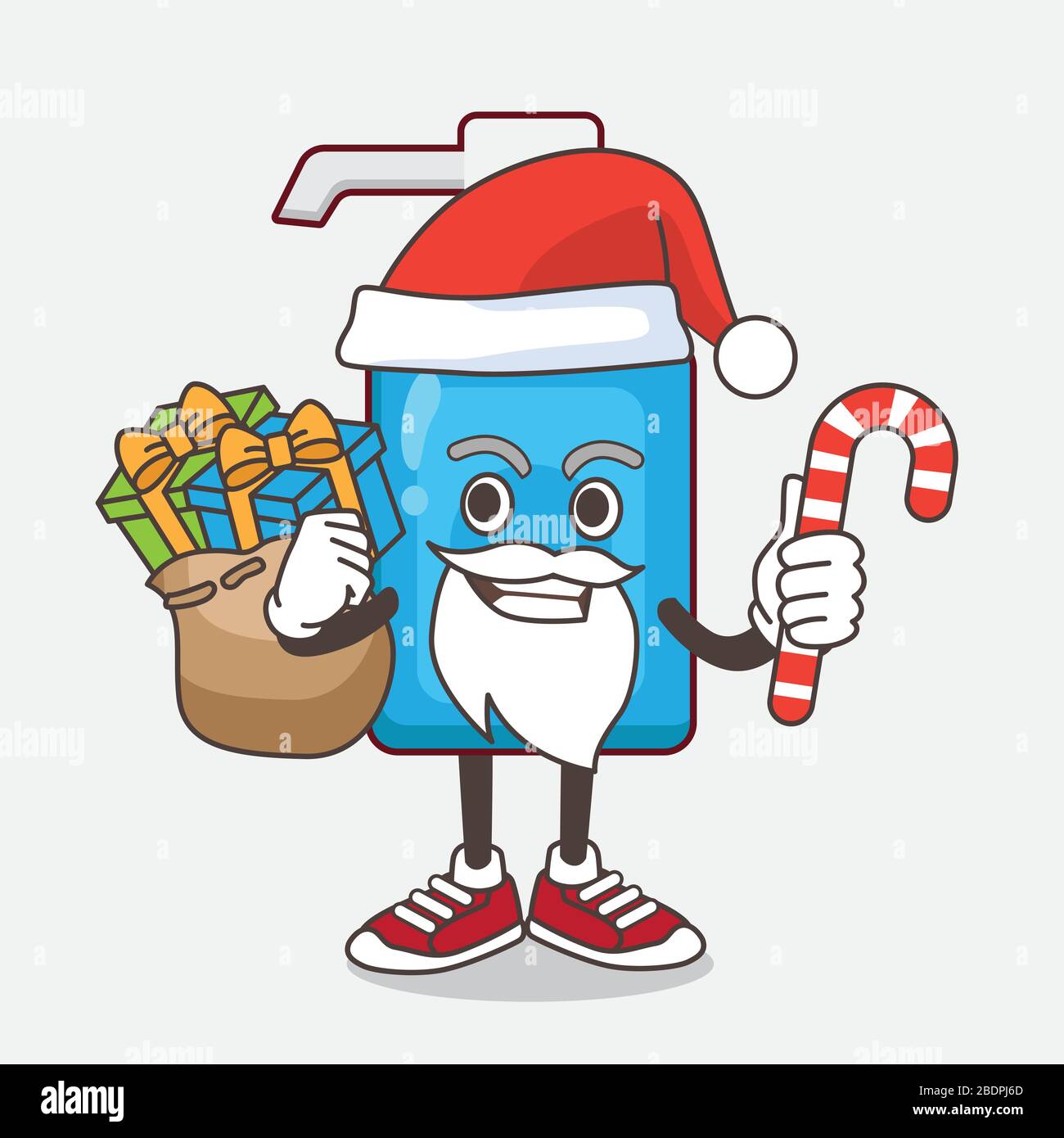 Hand Sanitizer Vector Mascot Illustration Stock Vector Image & Art - Alamy
