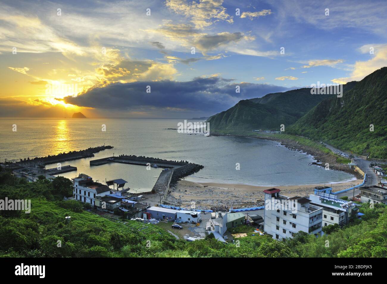 Tapurun fishing port Taiwan Stock Photo - Alamy