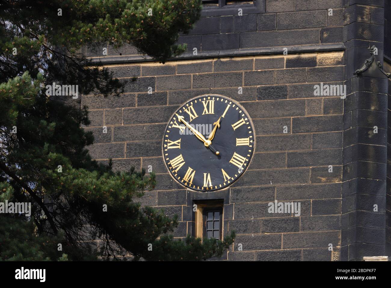 St Mary's Church clock in Swillington,Leeds Stock Photo - Alamy