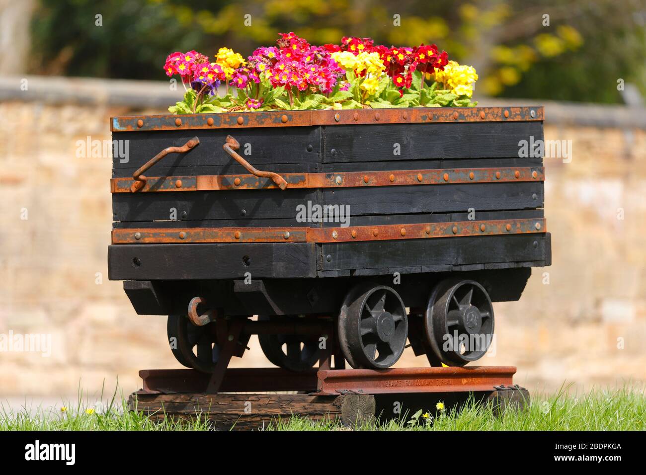 A memorial planter on Wakefield Road in Swillington to remember the men ...