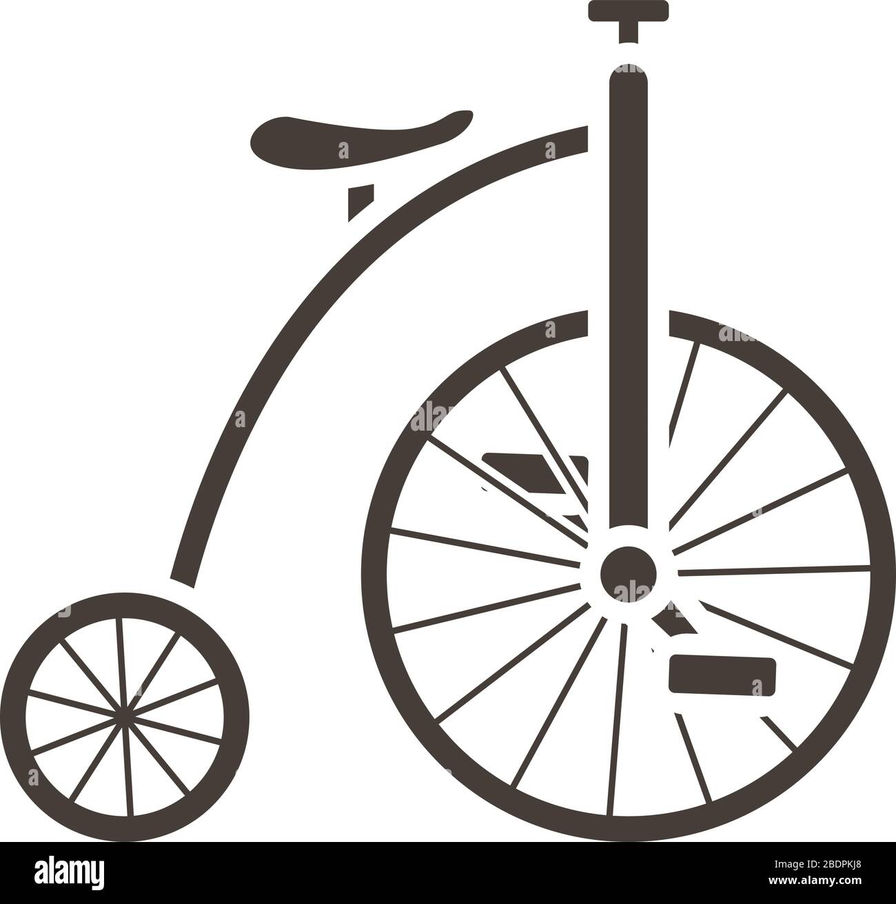 April fool's day emblem with clowns bike. Vector illustration Stock ...