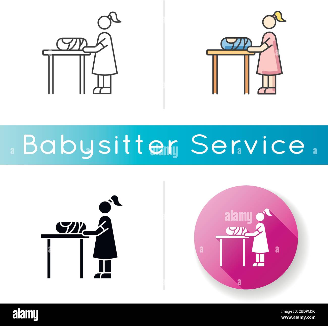 Woman dressing table illustration Stock Vector Images - Alamy