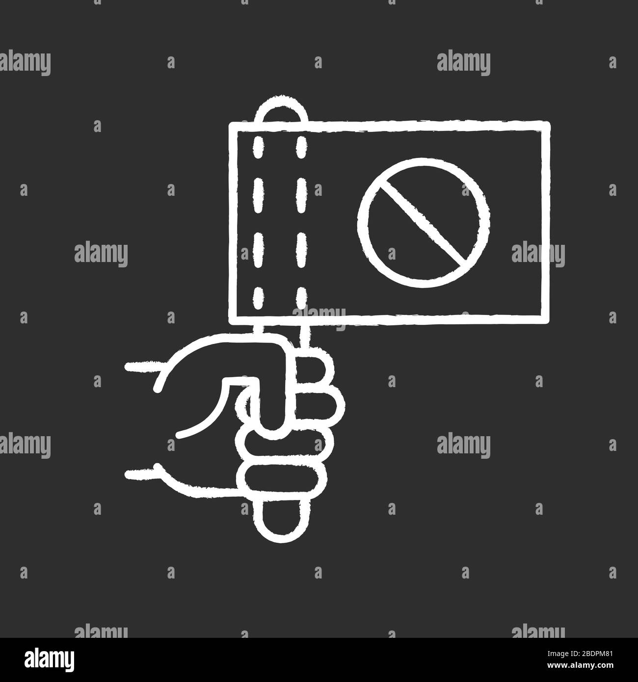 Protester flag in demonstration Black and White Stock Photos & Images ...