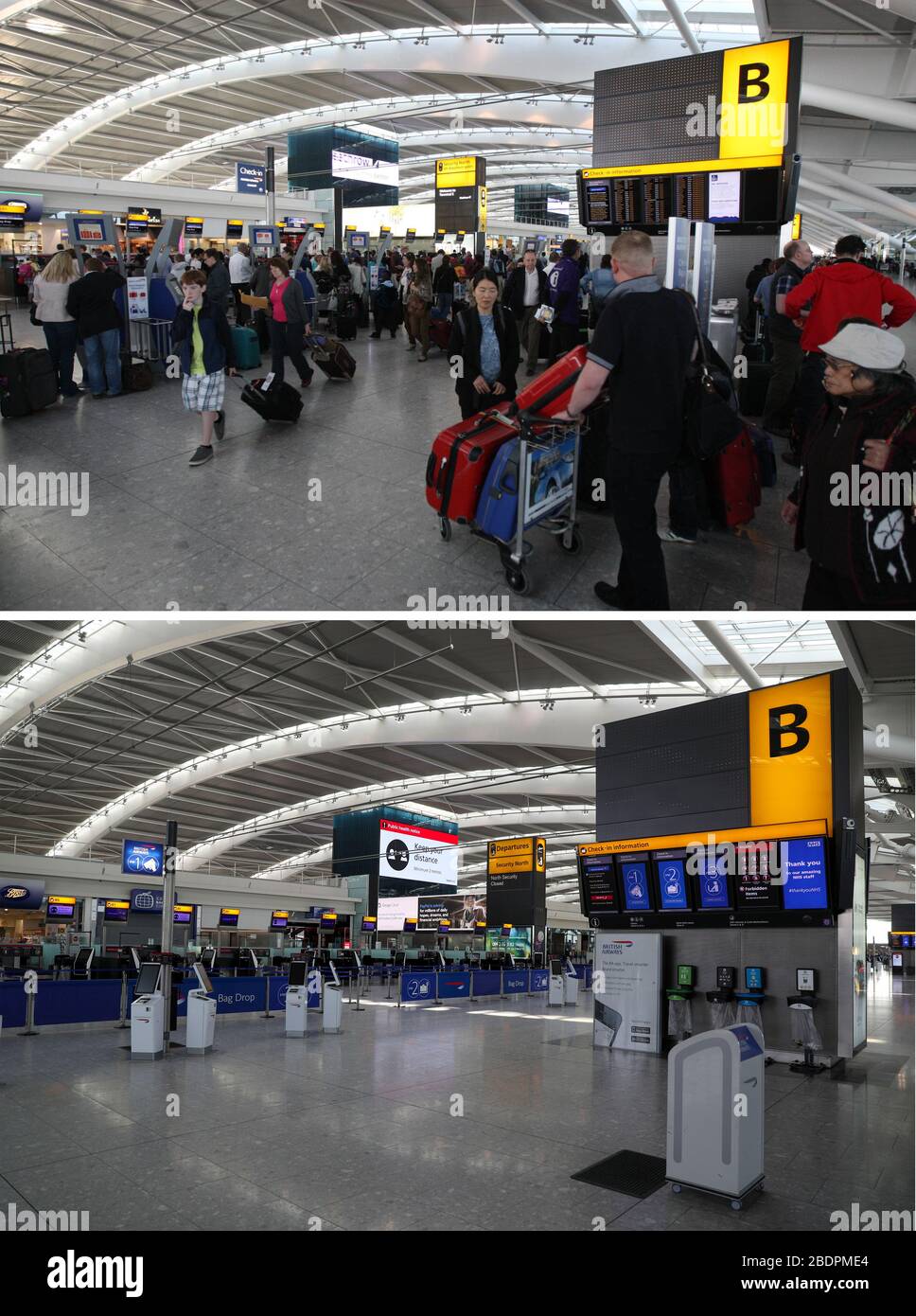 Composite photo heathrow airport hi-res stock photography and images ...