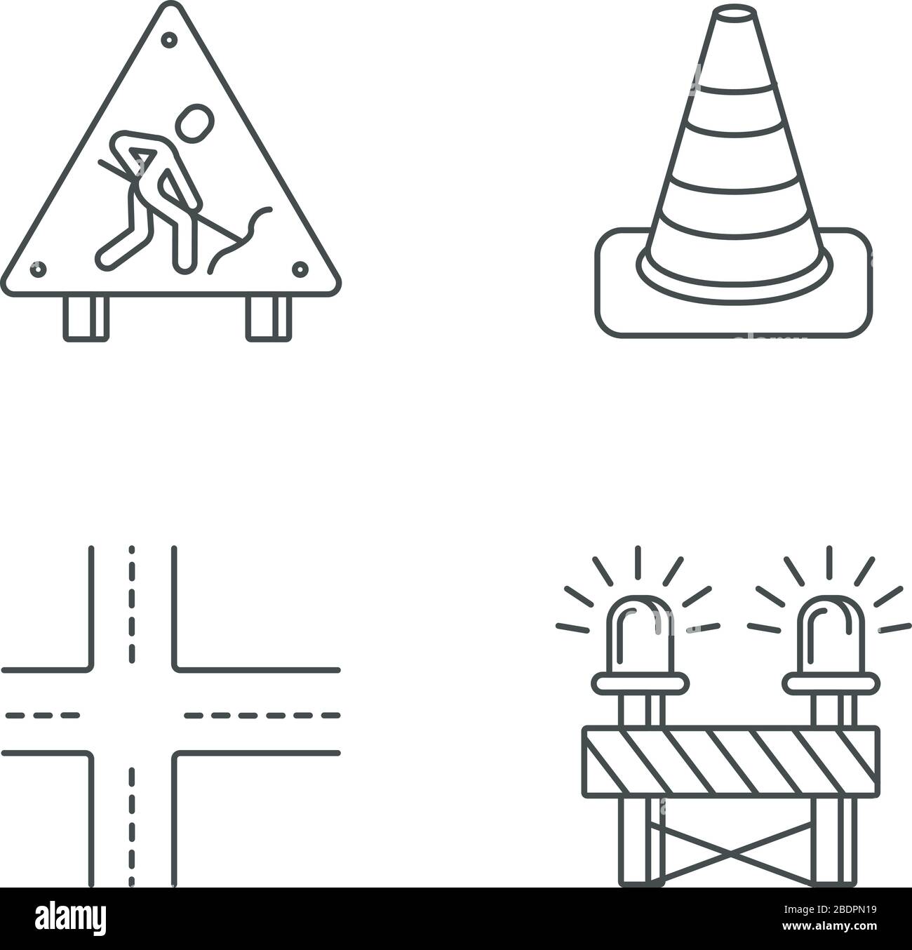 Road ahead clipart Black and White Stock Photos & Images - Alamy