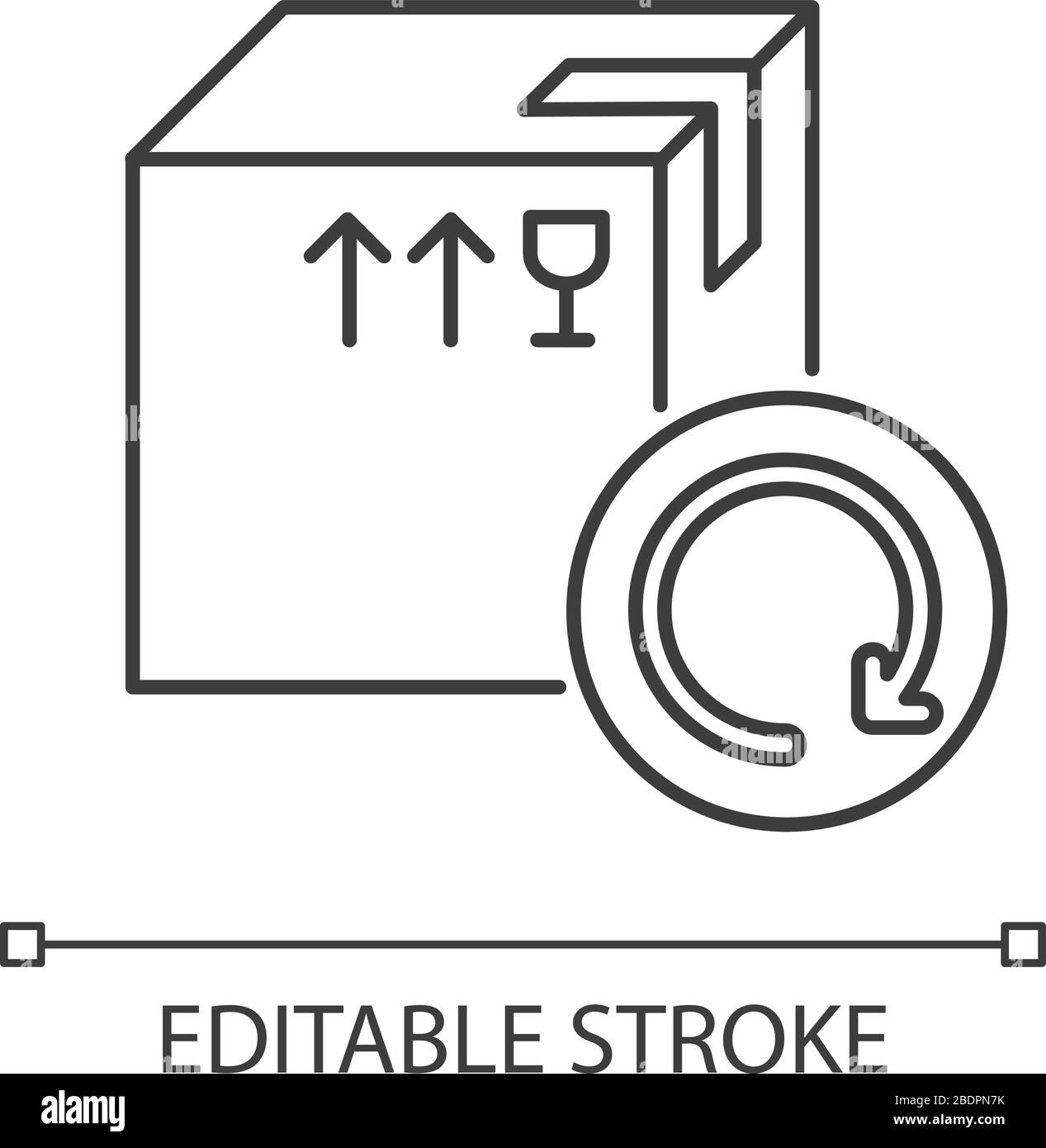 Simple returns symbol Stock Vector Images - Alamy