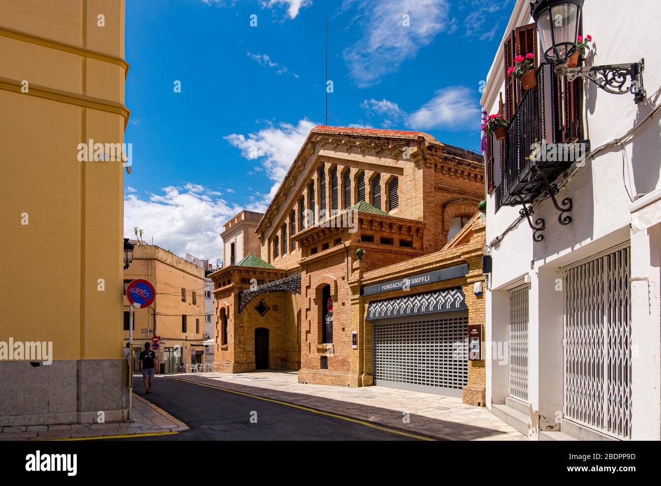 Landmarks of Sitges in Barcelona, Catalonia, Spain Stock Photo - Alamy