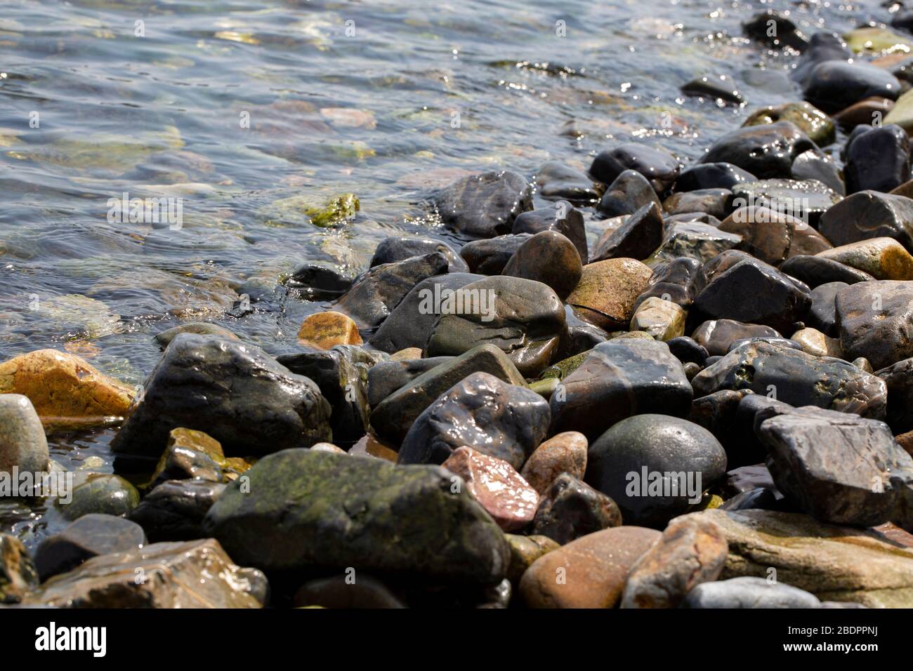 close up pebble beach, East seaside Korea Stock Photo - Alamy