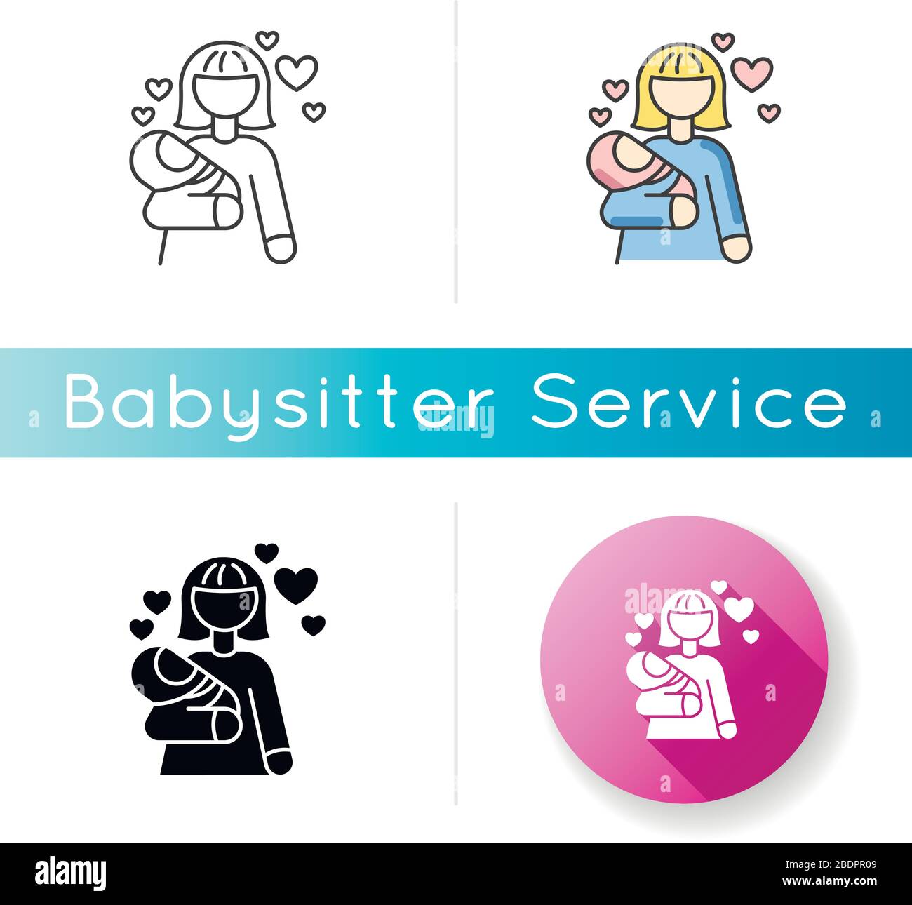 Mother nurturing Stock Vector Images - Alamy