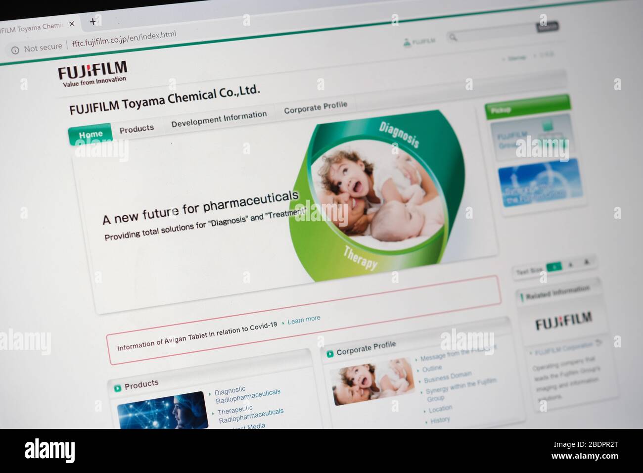 Avigan drug hi-res stock photography and images - Alamy