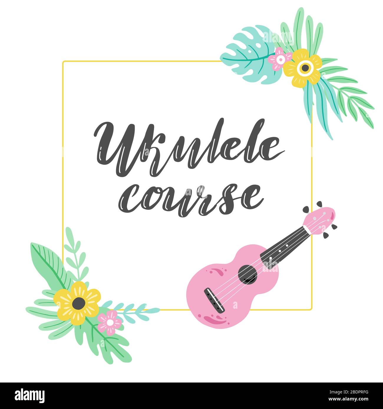 Cartoon ukulele hi-res stock photography and images - Alamy