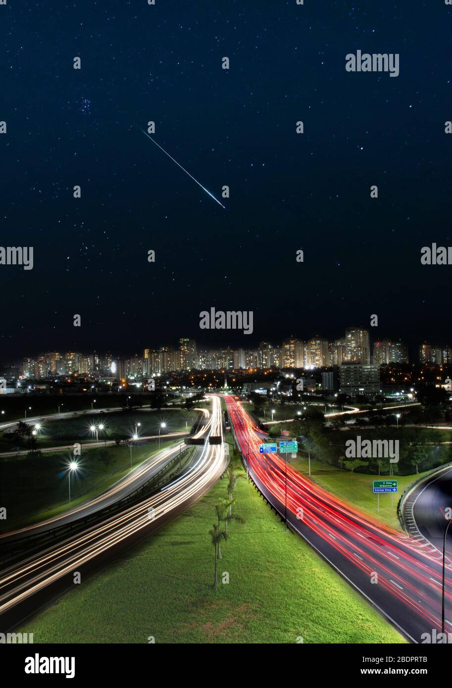Starry night sky drive hi-res stock photography and images - Alamy