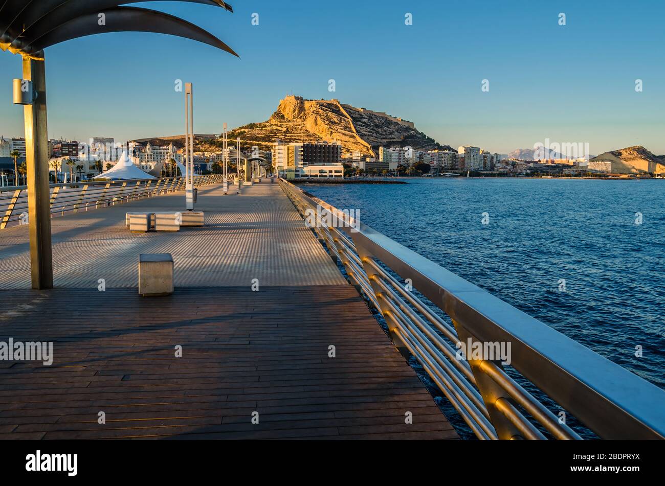 Santa barbara castle seen hi-res stock photography and images - Alamy