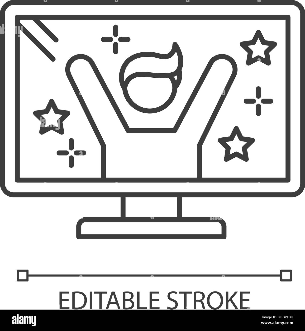 Tv program Stock Vector Images - Alamy