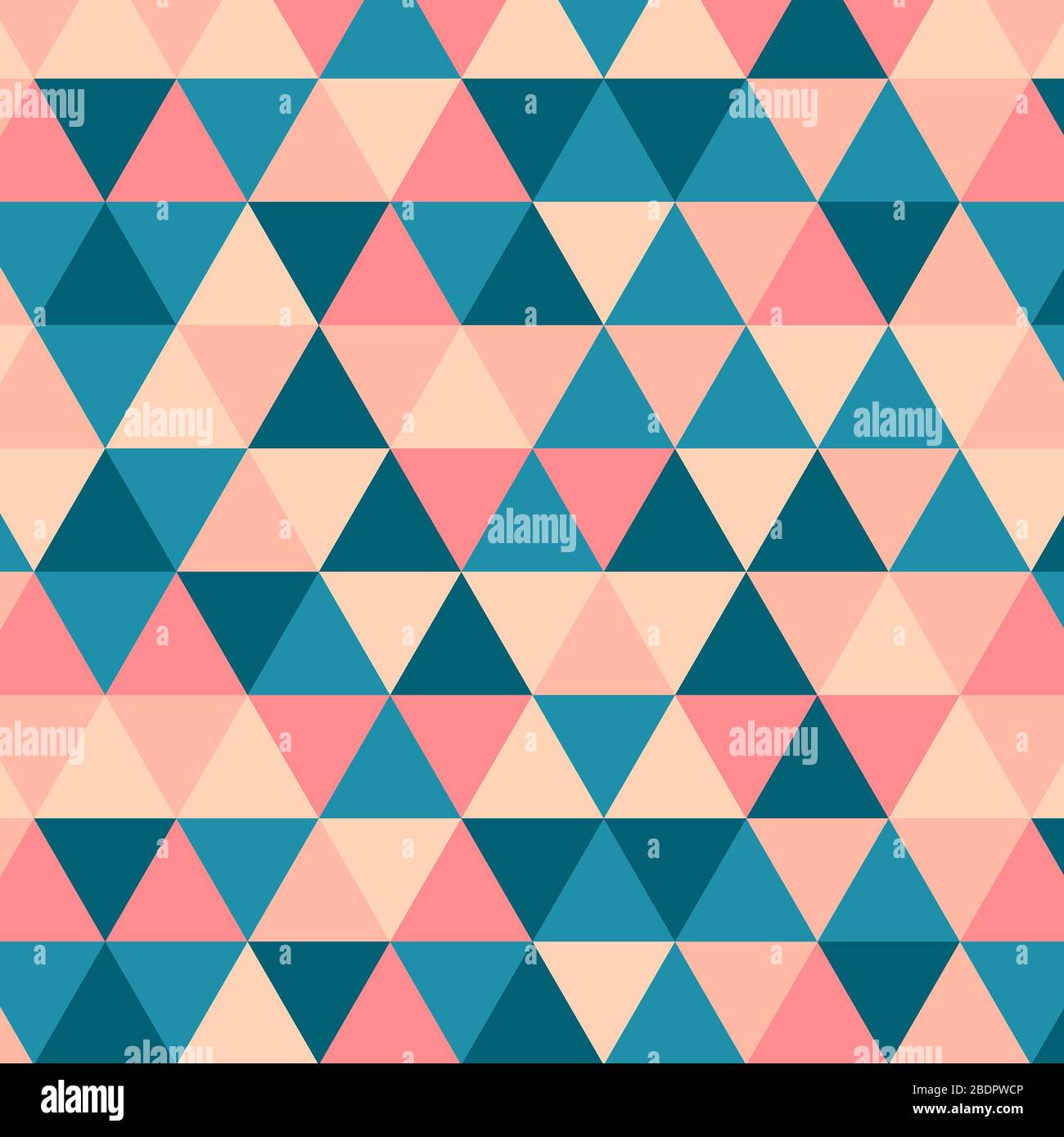 Colorful triangles seamless background pattern illustration. Pastel ...