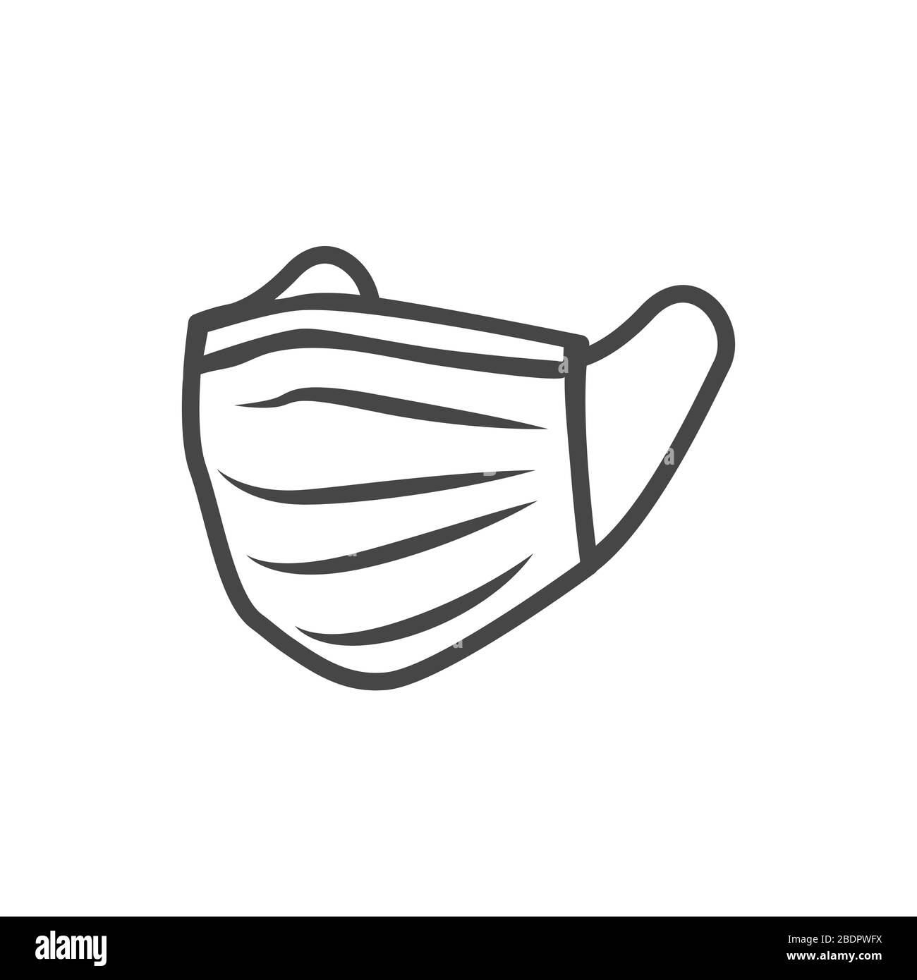 Disposable facemask Stock Vector Images - Alamy