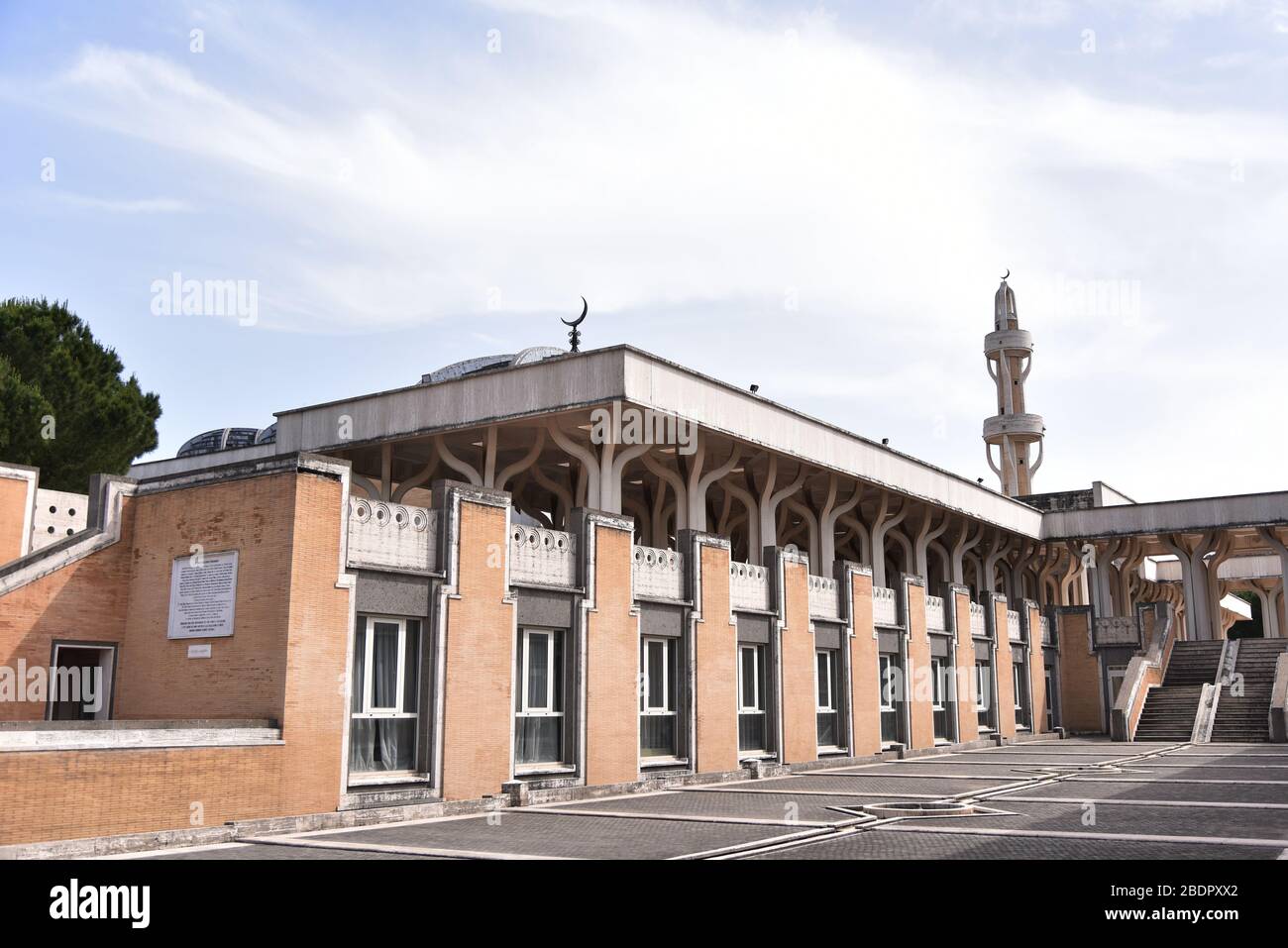Rome, Italy - June 2019, Islamic Cultural Center And Grand Mosque of ...