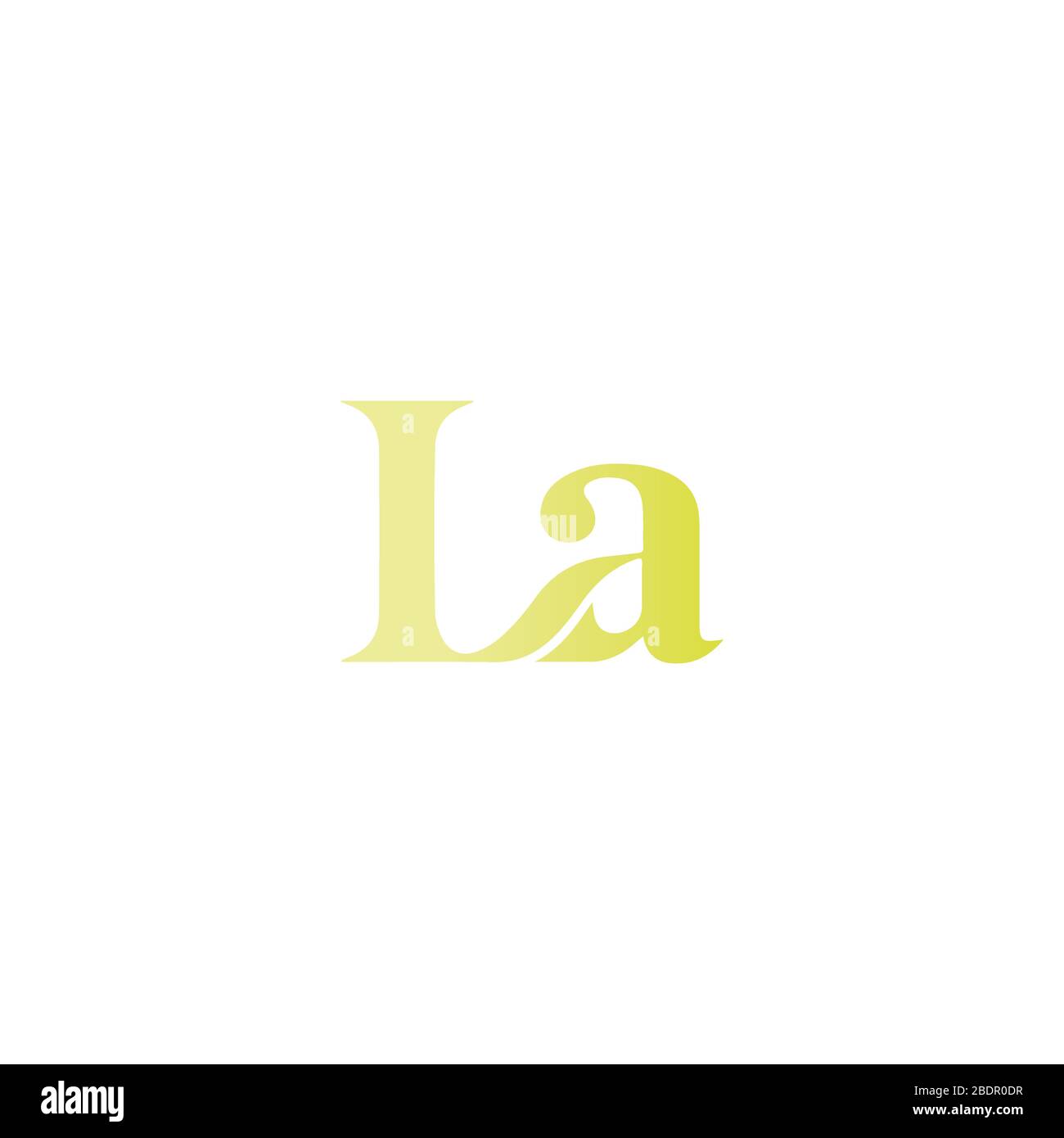 Initial letter la logo or al logo vector design template Stock Vector ...