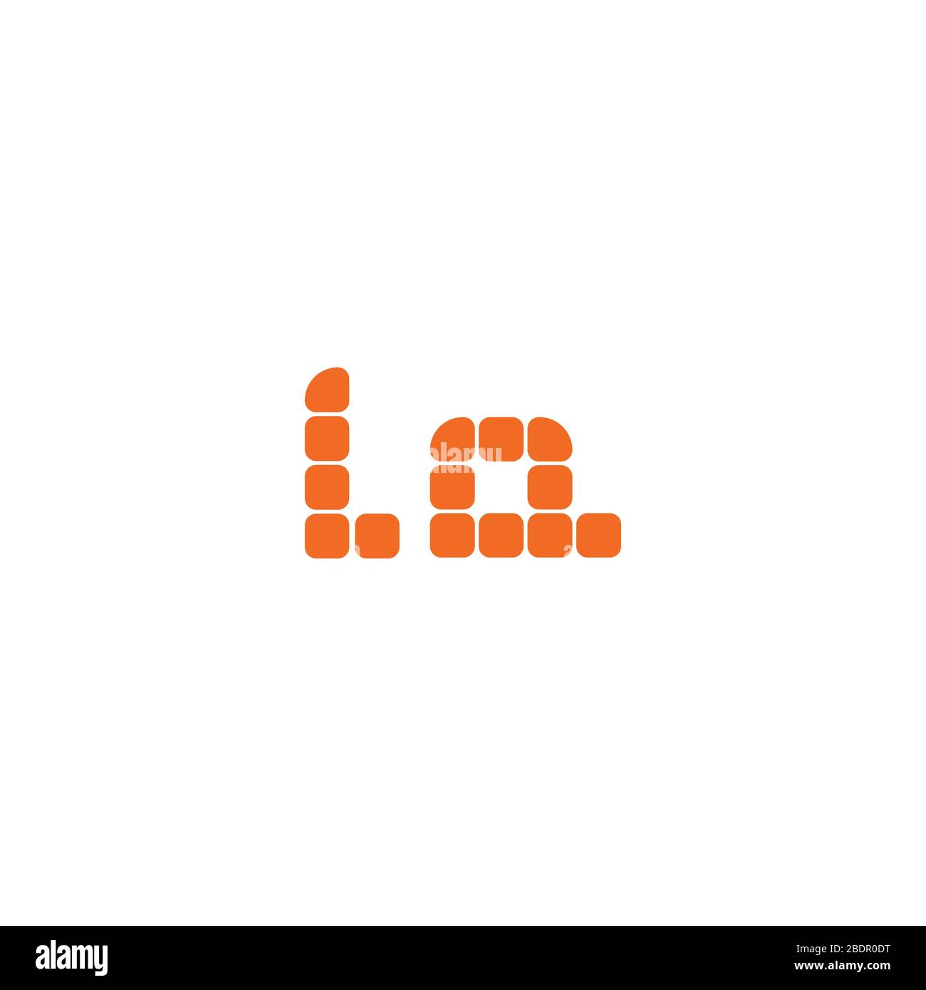 Initial letter la logo or al logo vector design template Stock Vector ...
